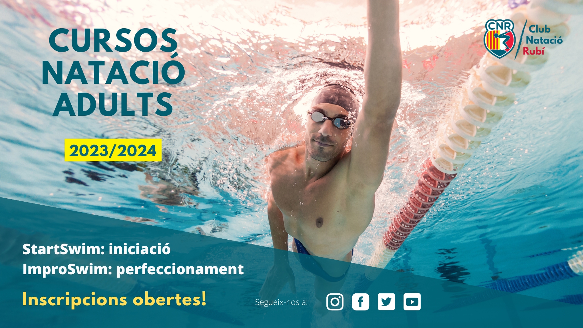 Inscripcions obertes per als Cursos de Natació per a Adults 2023/2024 ...